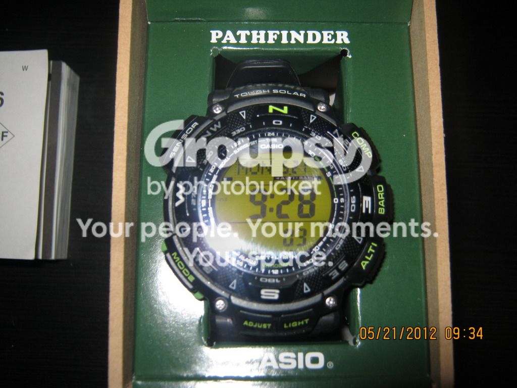 SOLD: CASIO PROTREK PATHFINDER PAG-240-1BCR $145 SHIPPED ...